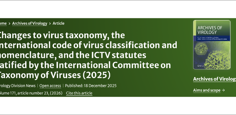 ICTV | The Classification and Nomenclature of Viruses